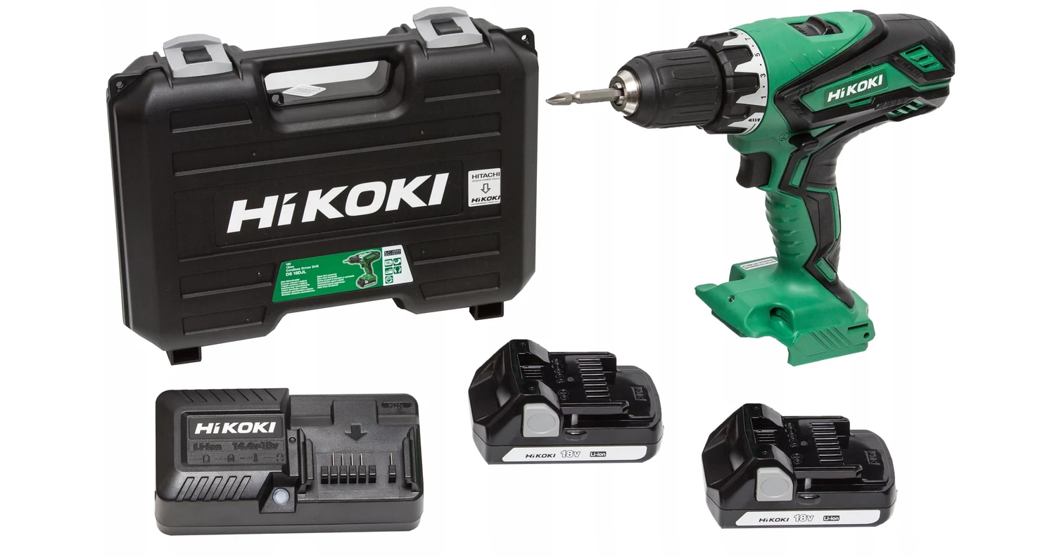 Hikoki DS18DJL Akkus Fúró-Csavarozó 18V 2x1,5Ah Akkuval - A Technoroll Shopban